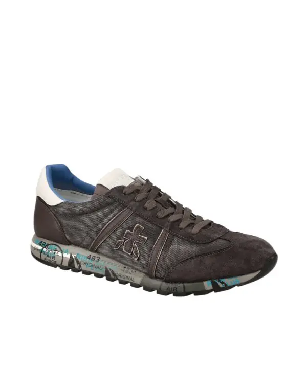Premiata Round Toe Lace Up Sneakers