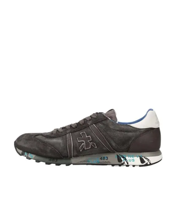 Premiata Round Toe Lace Up Sneakers