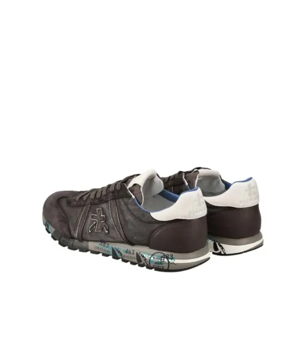 Premiata Round Toe Lace Up Sneakers