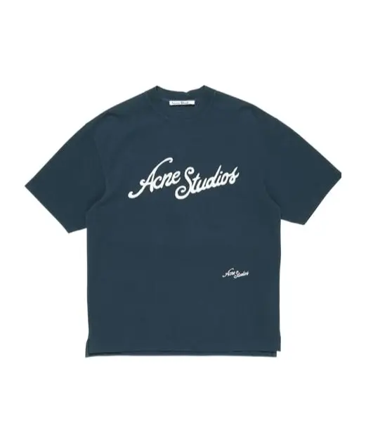 Acne Studios Logo Embroidered Crewneck T-shirt