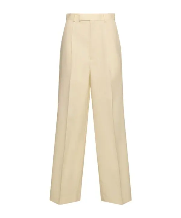 Auralee Wool Blend Belt Loop Casual Pants