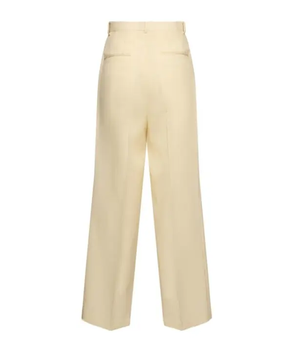 Auralee Wool Blend Belt Loop Casual Pants