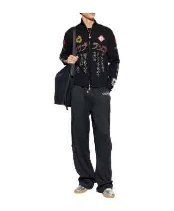 Casablanca Zip-up Knitted Cardigan