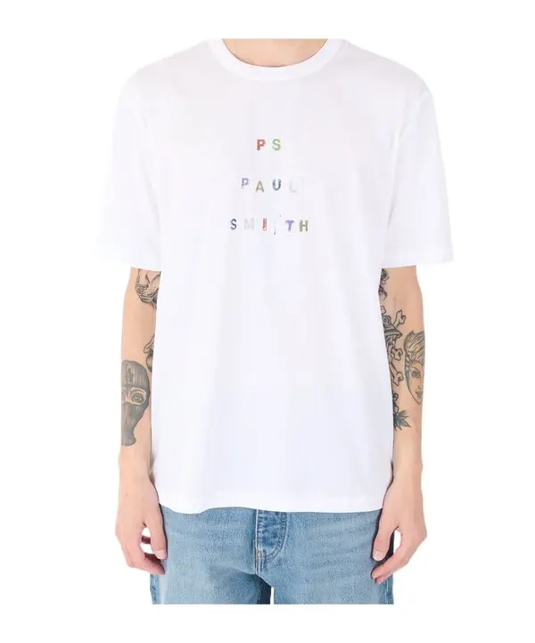 Paul Smith Logo Embroidered Crewneck T-shirt