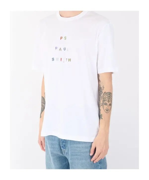 Paul Smith Logo Embroidered Crewneck T-shirt