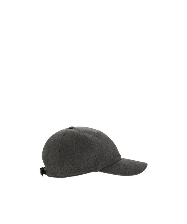 Brunello Cucinelli Baseball Cap - Black