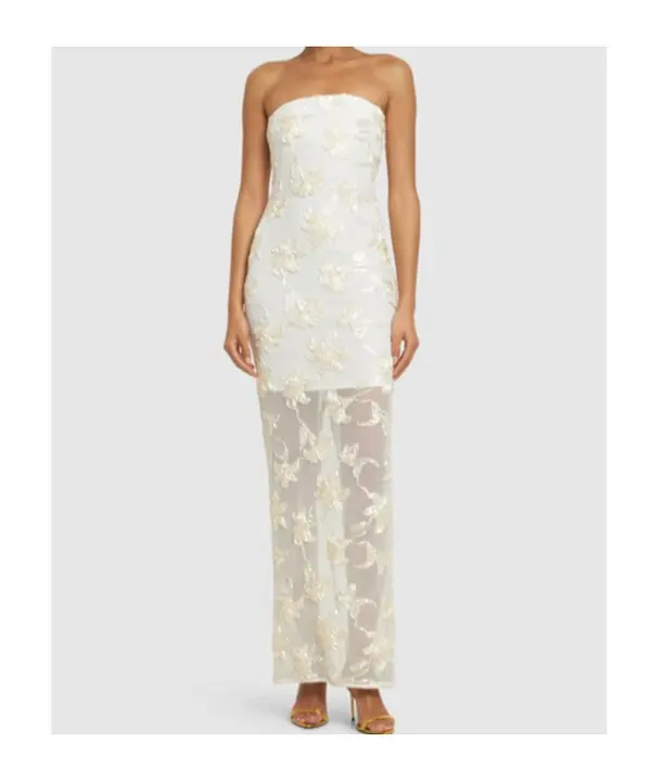 ROTATE BY BIRGER CHRISTENSEN Lace Sleeveless Dress