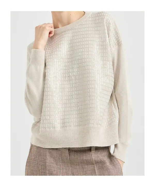 Brunello Cucinelli Textured Knit Sweater