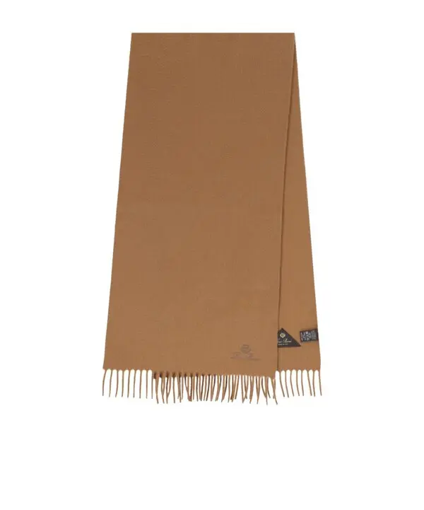 Loro Piana Fringed Scarf - Camel
