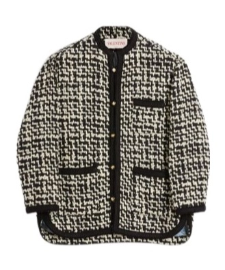Valentino Garavani Wool Tweed Shirt Jacket