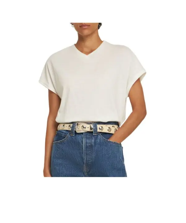 Khaite Benny Studded Leather Belt