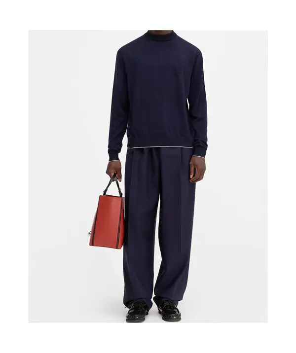 Jacquemus Tricot Knit Jumper With Embroidered 'j