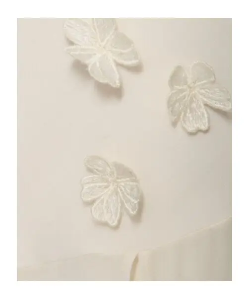 ROTATE BY BIRGER CHRISTENSEN Flower Embroidery Maxi Dress