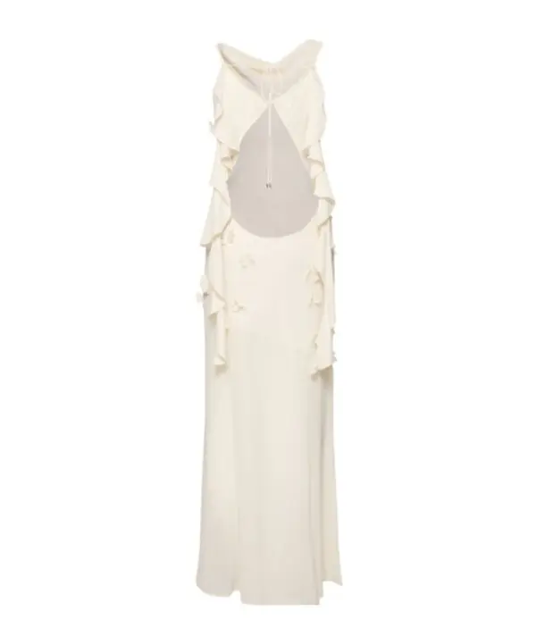 ROTATE BY BIRGER CHRISTENSEN Flower Embroidery Maxi Dress