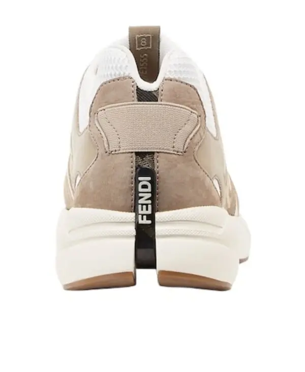 Fendi Faster Ff-embossed Detailed Low-top Sneakers
