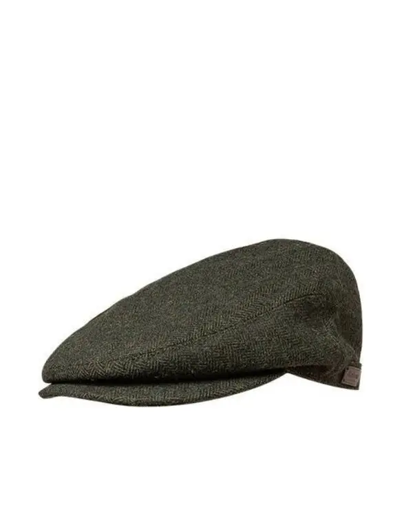 Barbour Logo Patch Flat Cap