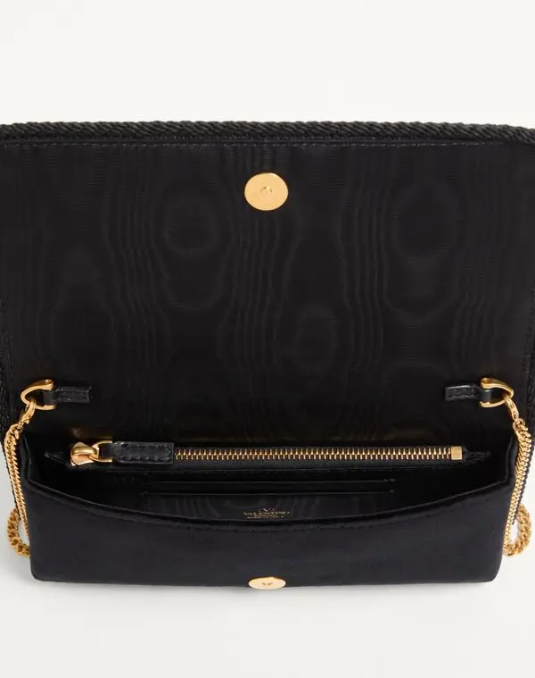 Valentino Garavani Vlogo Signature Braided Edge Tote Bag