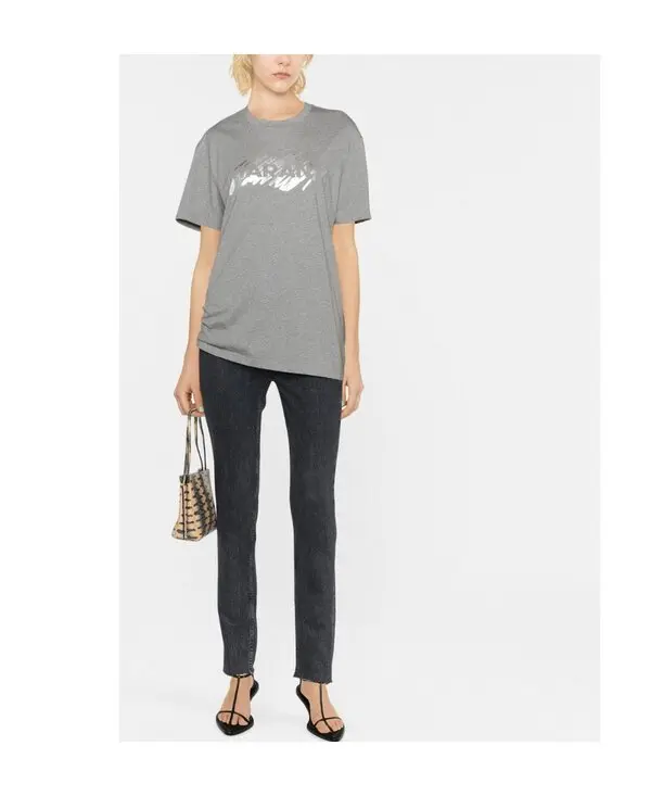 Isabel Marant Étoile Logo Print Organic Cotton T-shirt