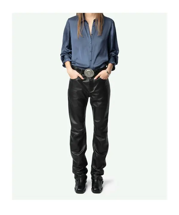 Zadig&Voltaire Long Sleeve Shirt With Rhinestone Wings - Officer