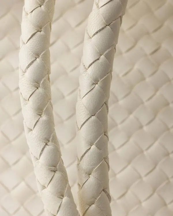 Prada Large Leather Tote Bag - White