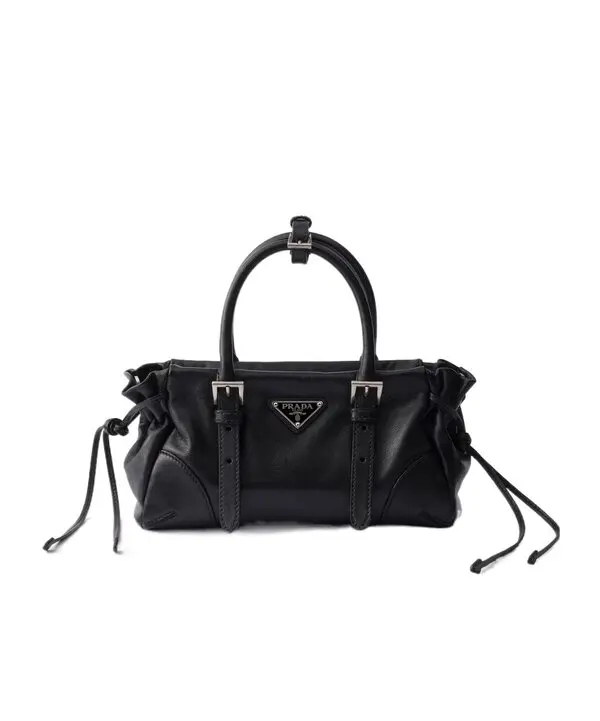 Prada Karin Small Leather Bag - Black