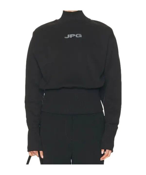 JEAN PAUL GAULTIER High Neck Long Sleeve Sweatshirt