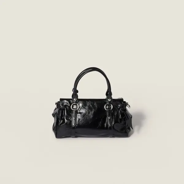 Miu Miu Shiny Leather Handbag