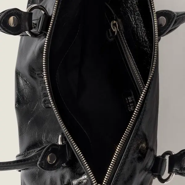 Miu Miu Shiny Leather Handbag