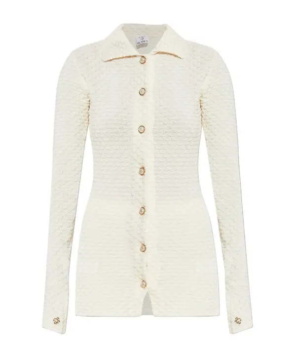 Casablanca Textured Shirt With Lapels