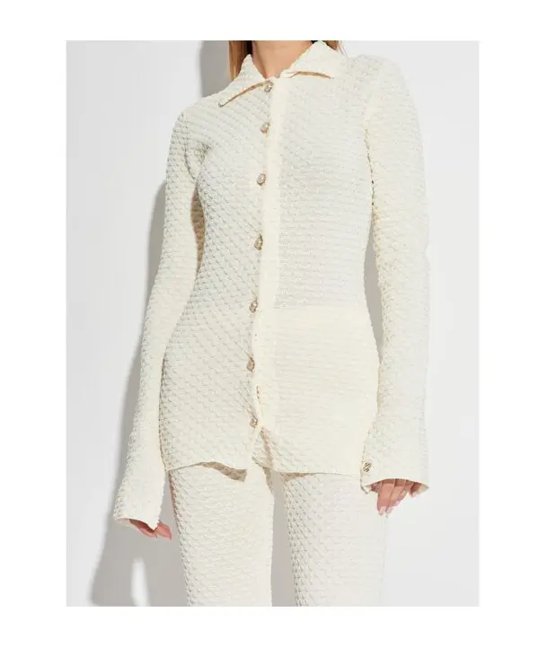 Casablanca Textured Shirt With Lapels