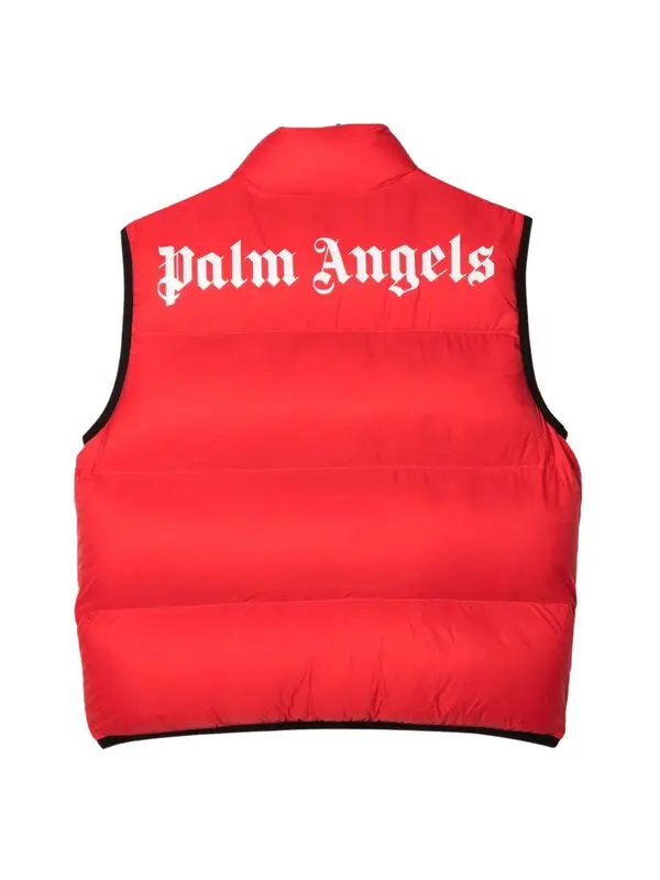 Palm Angels Logo-print Padded Gilet