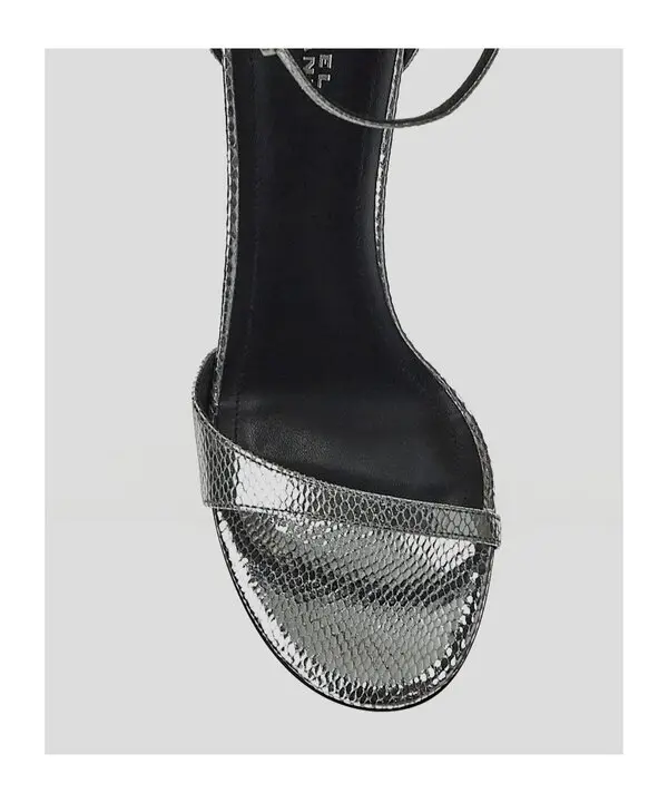 Isabel Marant Étoile Ailisa 80mm Snakeskin Leather Stiletto Sandals