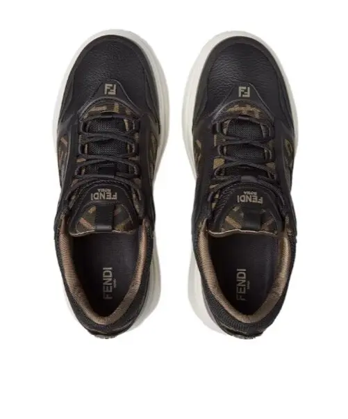 Fendi Force Trainers With Ff Logo Detailing
