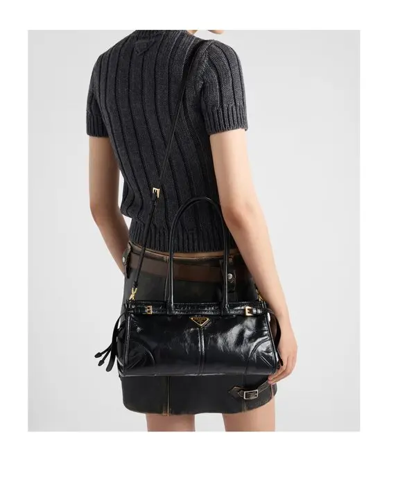 Prada Bonnie Medium Leather Handbag