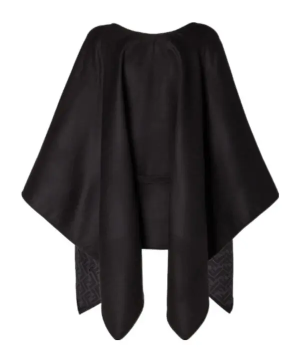 Fendi Belted Ff Monogram Wrap Cloak