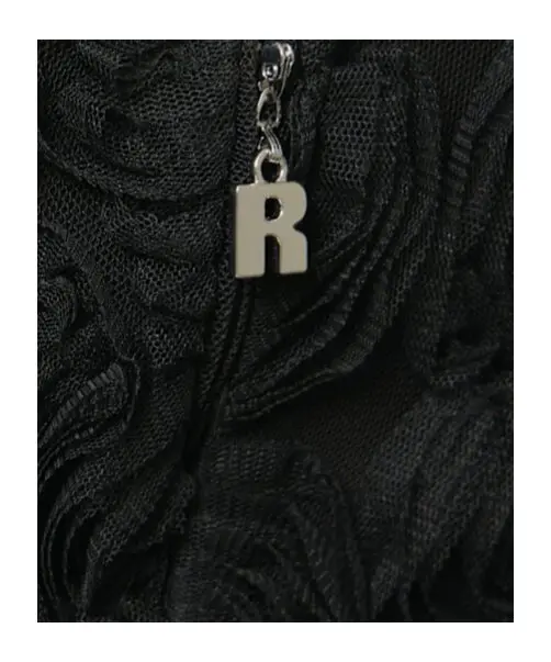 ROTATE BY BIRGER CHRISTENSEN Pleated Floral Mesh Dress