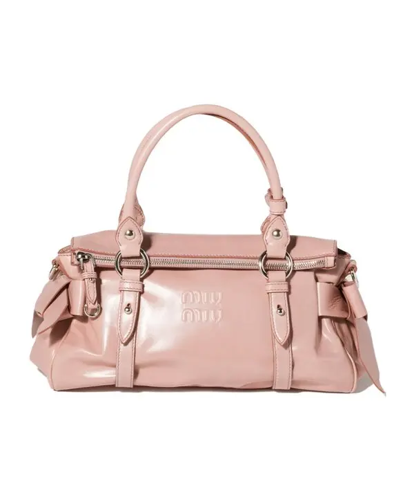 Miu Miu Shiny Leather Handbag