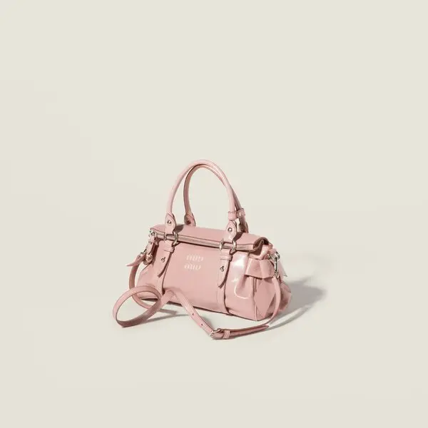 Miu Miu Shiny Leather Handbag