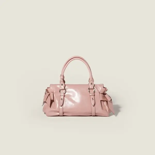 Miu Miu Shiny Leather Handbag