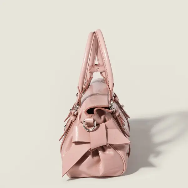 Miu Miu Shiny Leather Handbag