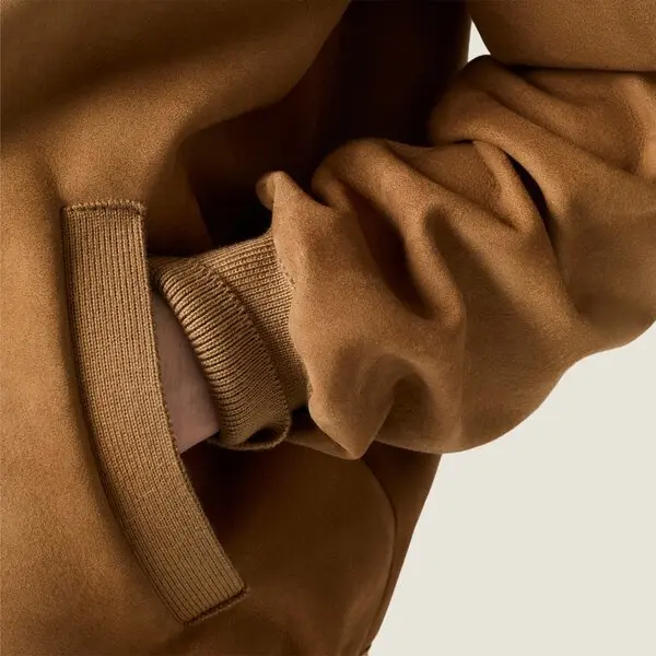 Miu Miu Waxed Suede Blouson Jacket