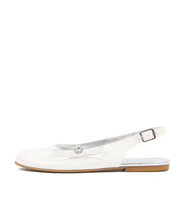Monnalisa Embellished Bow Ballerina Flats