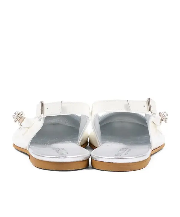 Monnalisa Embellished Bow Ballerina Flats