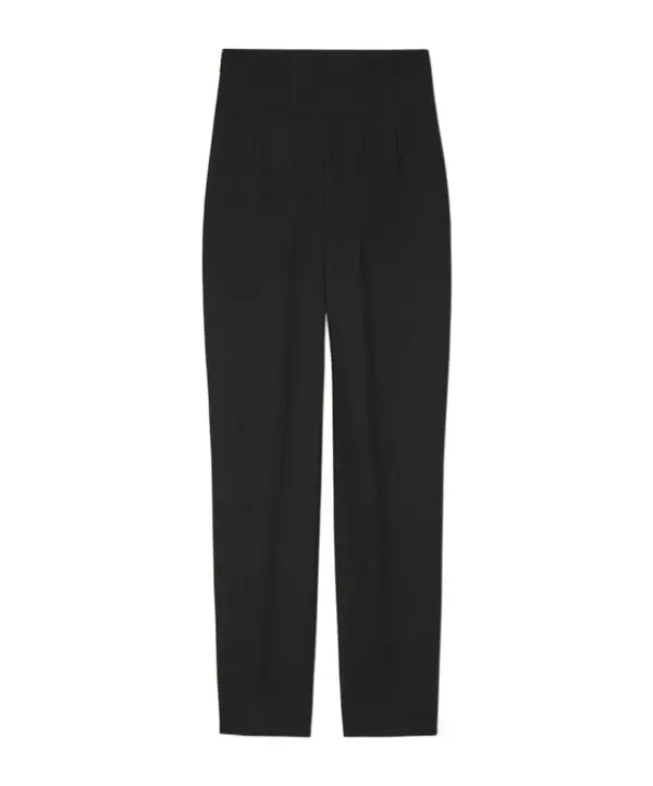 Loro Piana High-waisted Tapered Pleated Trousers