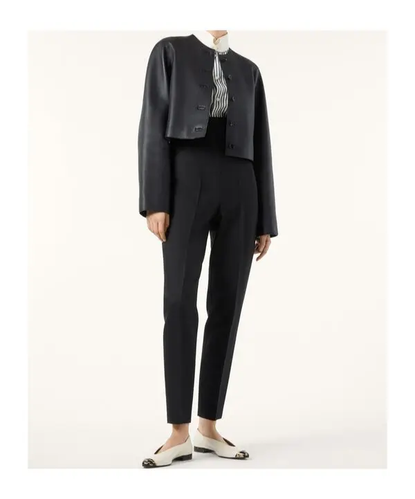 Loro Piana High-waisted Tapered Pleated Trousers