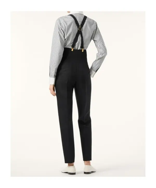 Loro Piana High-waisted Tapered Pleated Trousers