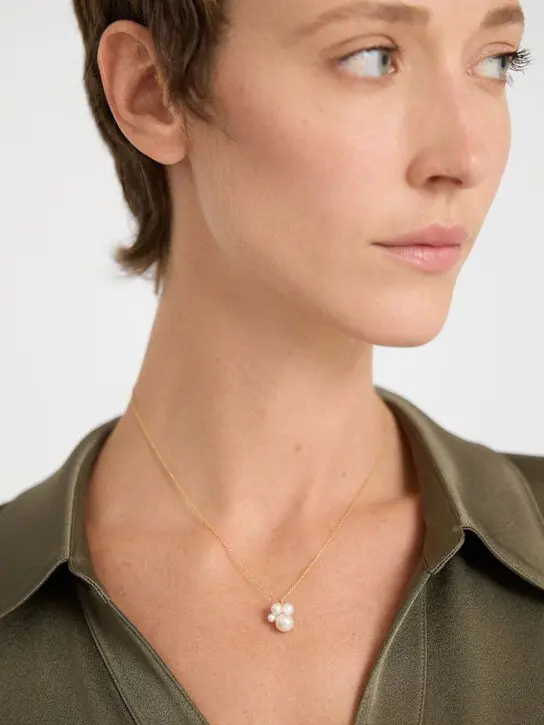 Sophie Bille Brahe Bisou Pearl Pendant Necklace