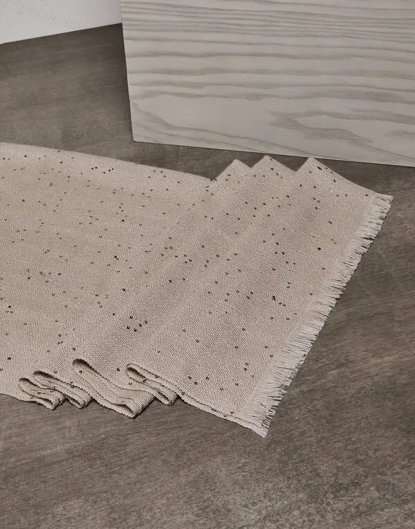 Brunello Cucinelli Sequin-embellished Frayed Scarf