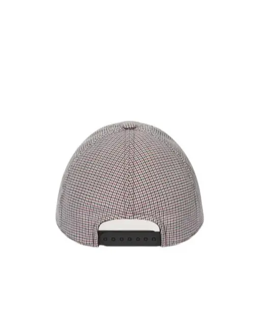 COURREGES Houndstooth Logo Cap