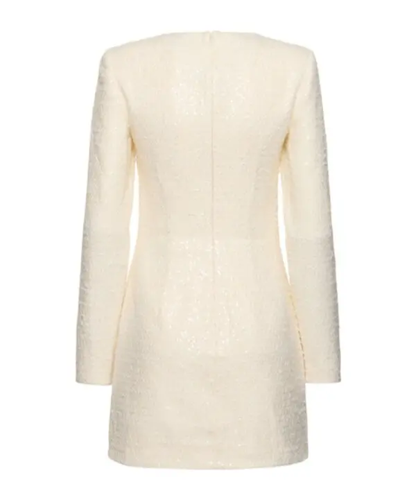 SELF-PORTRAIT Embellished Bow Detail Mini Dress